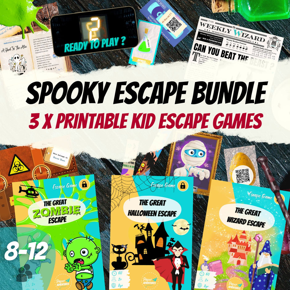 Paper Adventures | Home escape room for kids
