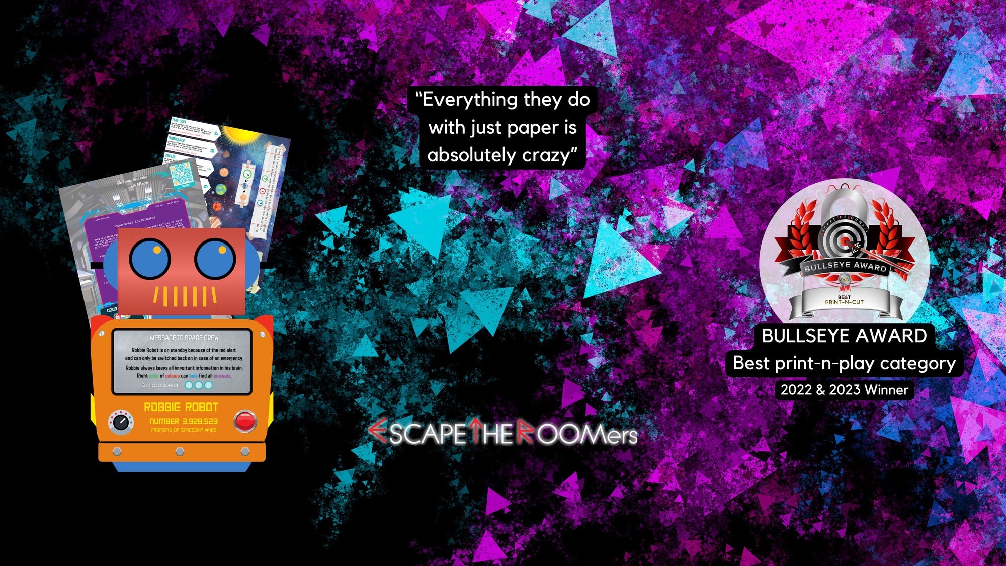 Paper Adventures | Home escape room for kids